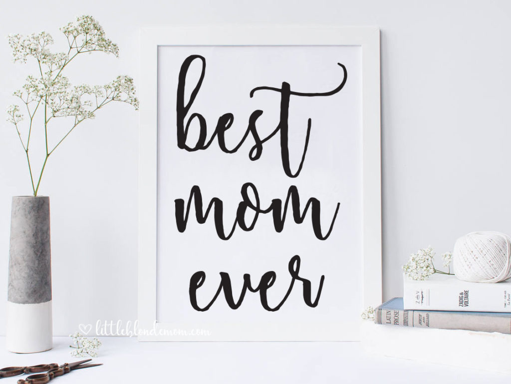 7 Free Printables for Mommas - little blonde mom